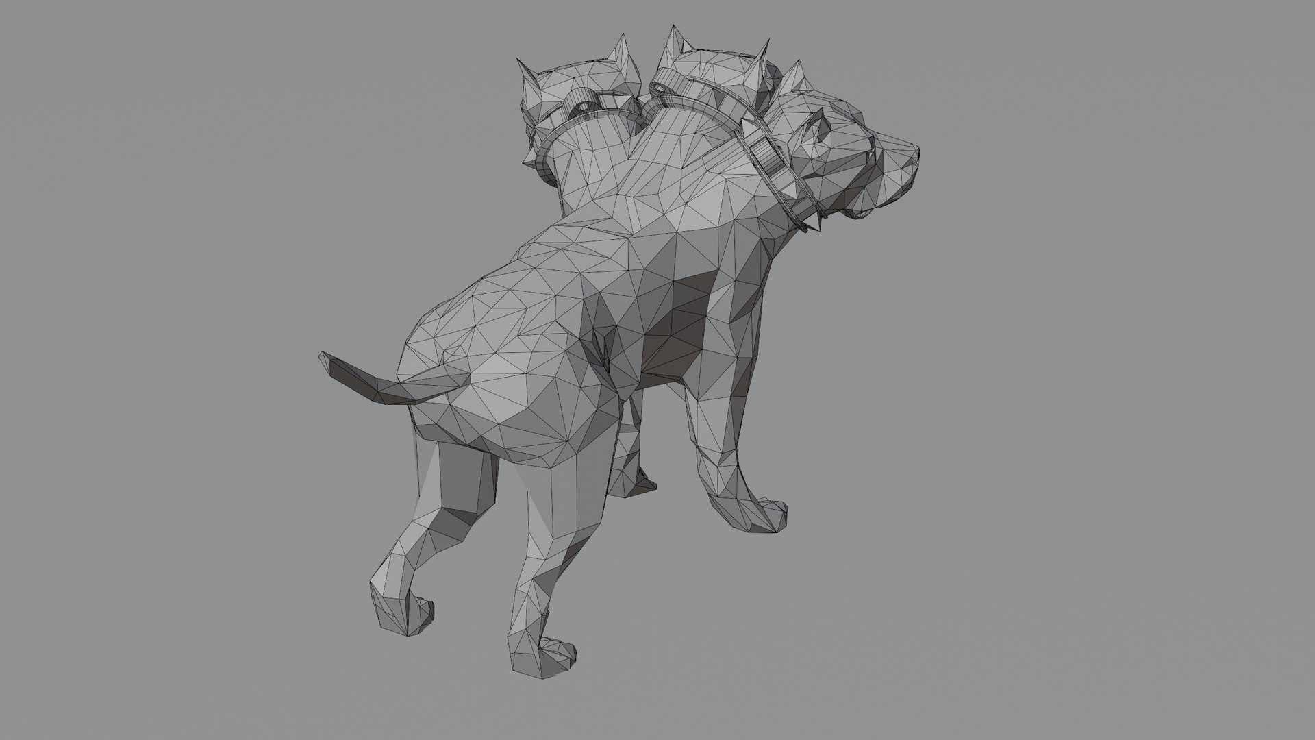 Cerberus Hellhound Dog Hound Of Hades Beast Monster Rigged 3D Model ...