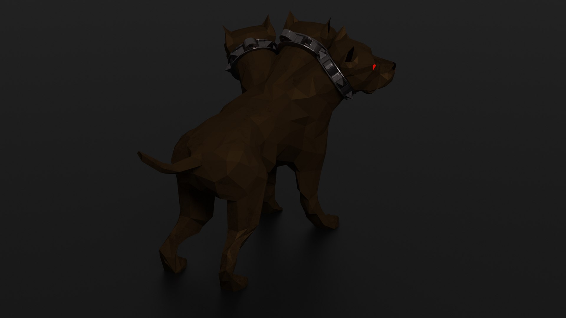 Cerberus Hellhound Dog Hound Of Hades Beast Monster Rigged 3D Model - TurboSquid 2068410