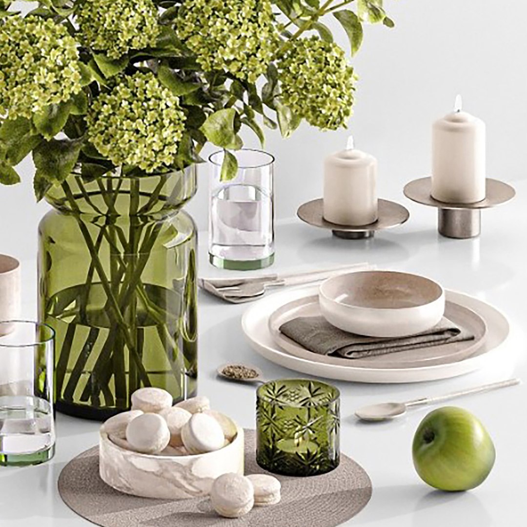 Tableware 002 Model - TurboSquid 2054609