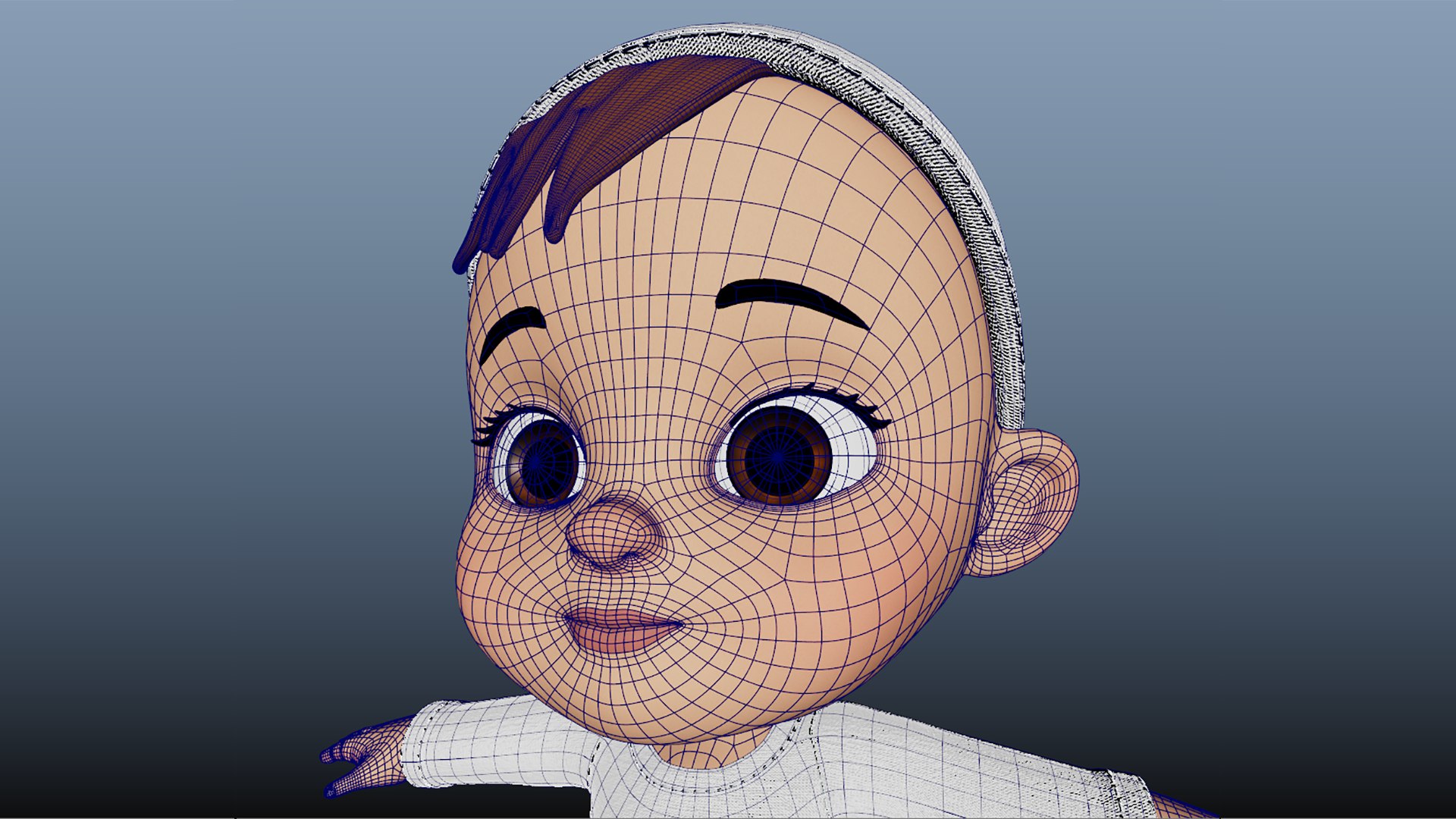 N3d Cartoon Baby RIGGED 3D Model - TurboSquid 2379883