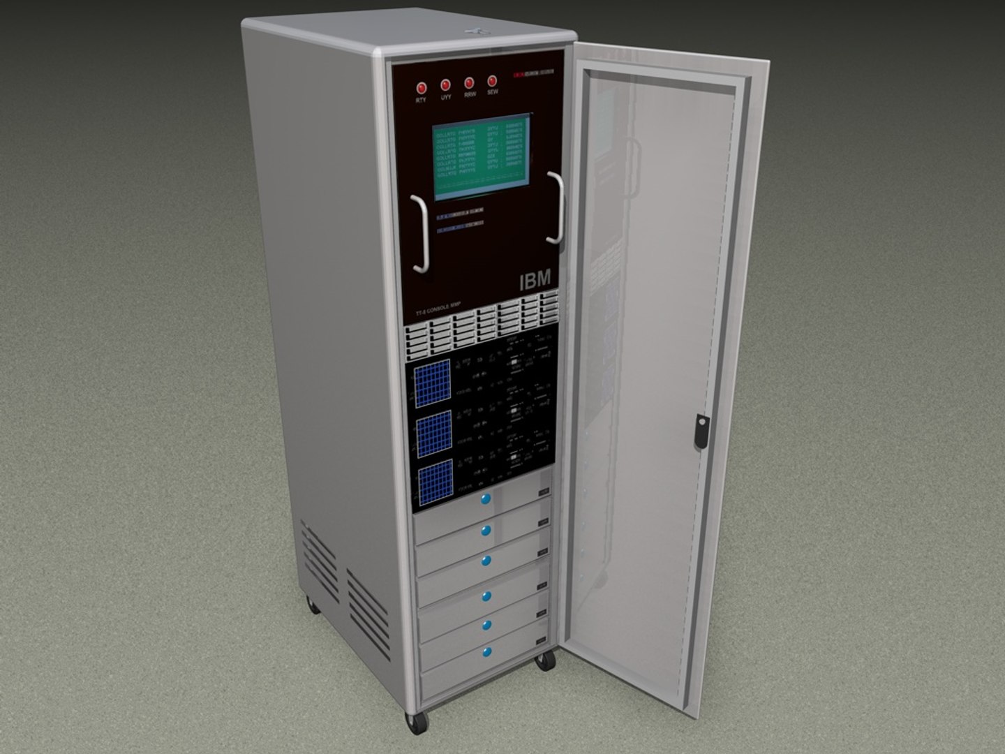 Free Computers Server Space 3d Model