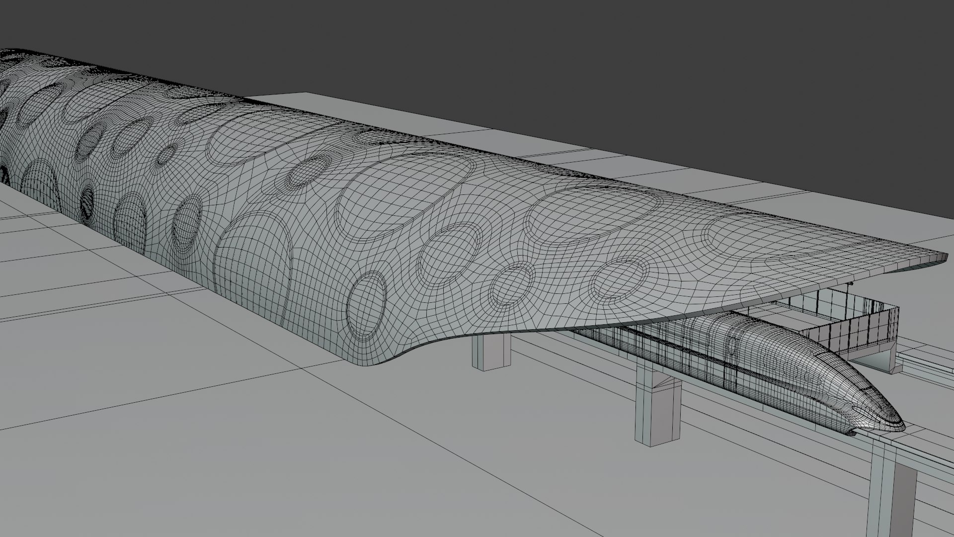 3D Maglev Station 2023 II - TurboSquid 2084925