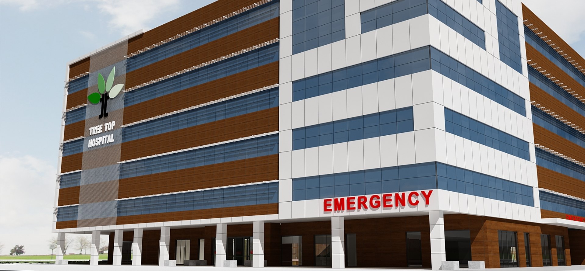 Hospital 3D Model - TurboSquid 1597182