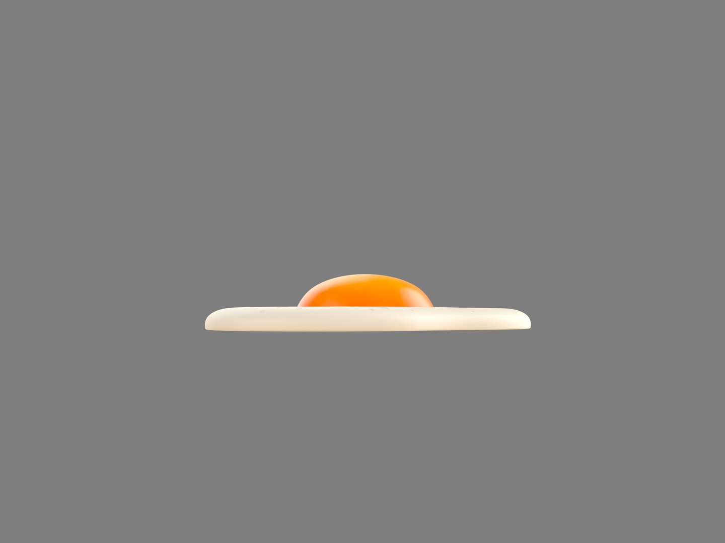 Fried Egg Model - TurboSquid 2267372