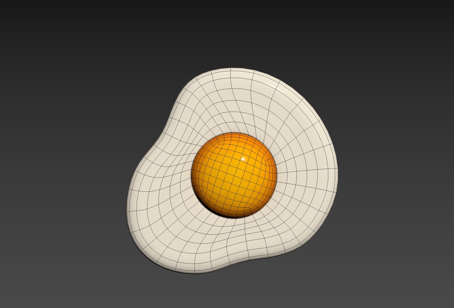 Fried Egg Model - TurboSquid 2267372