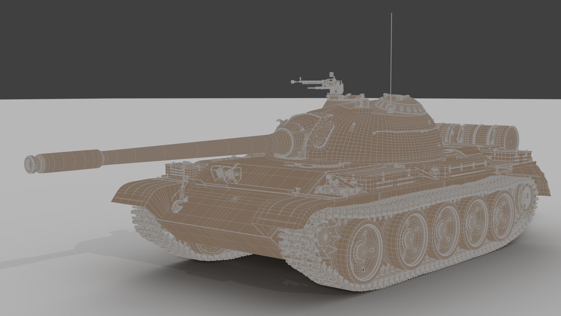 3D T 72M1 Tank Model - TurboSquid 2505835