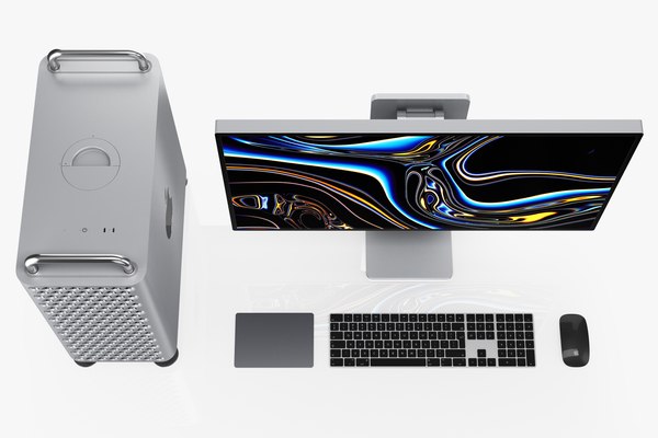 Apple mac pro set 3D - TurboSquid 1452565