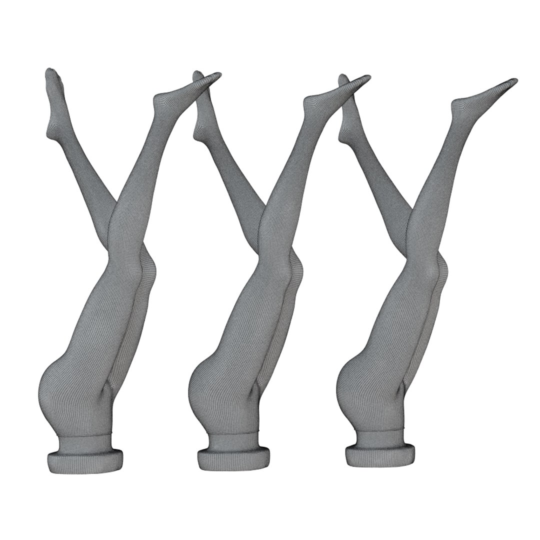 Female Mannequin Legs In Pantyhose 106 3D Model - TurboSquid 1730613