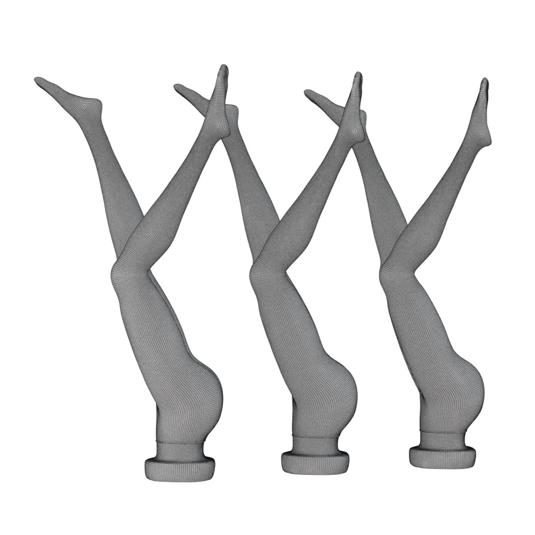 Female Mannequin Legs In Pantyhose 106 3D Model - TurboSquid 1730613