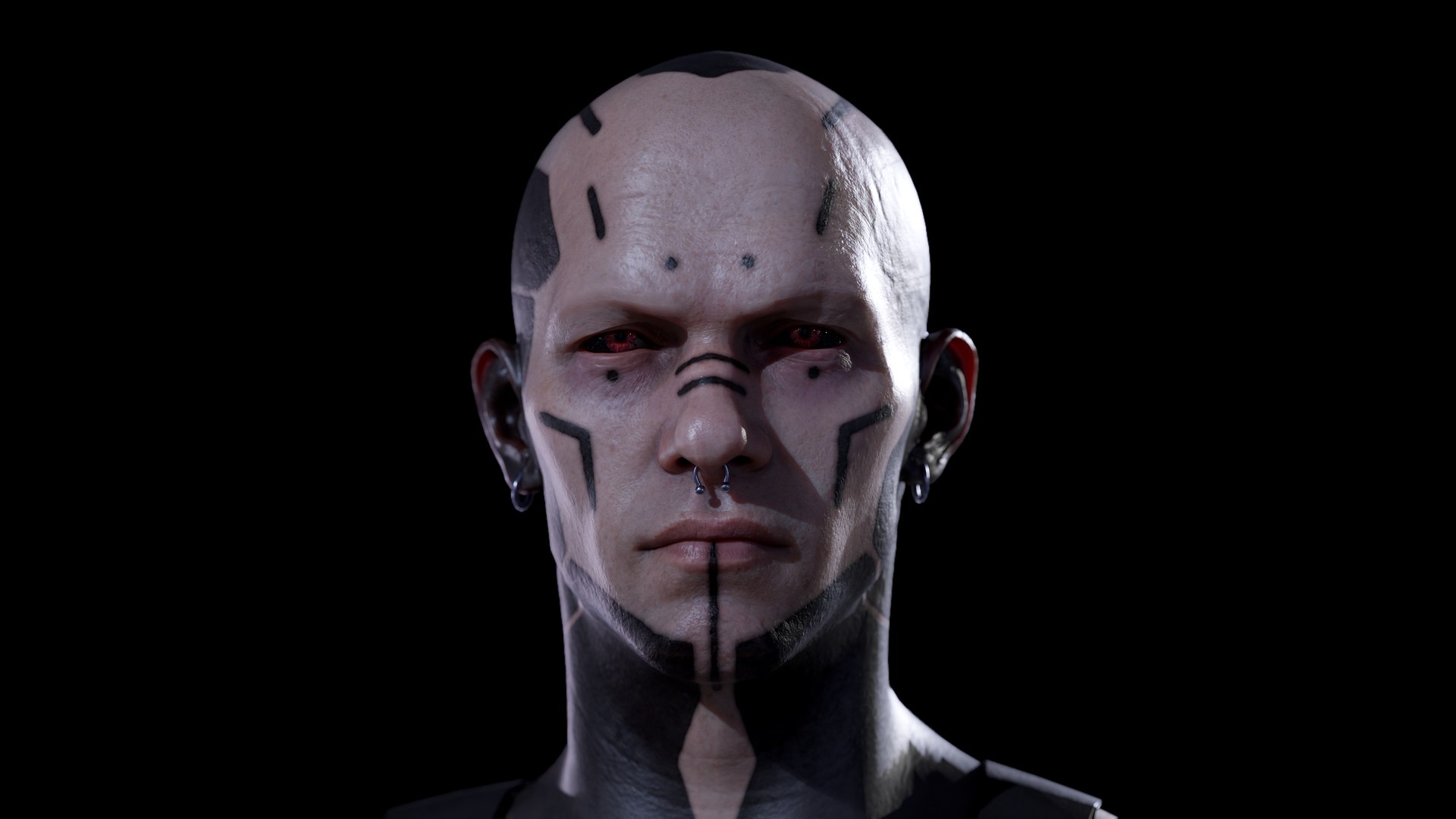 3D Model Cyberpunk Character - TurboSquid 2008769