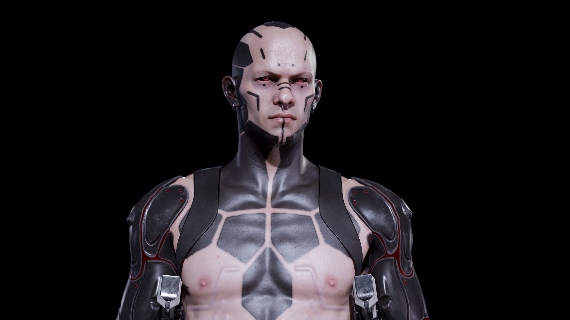 3D Model Cyberpunk Character - TurboSquid 2008769