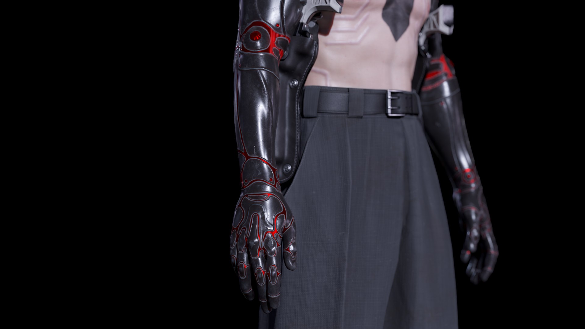 3D Model Cyberpunk Character - TurboSquid 2008769