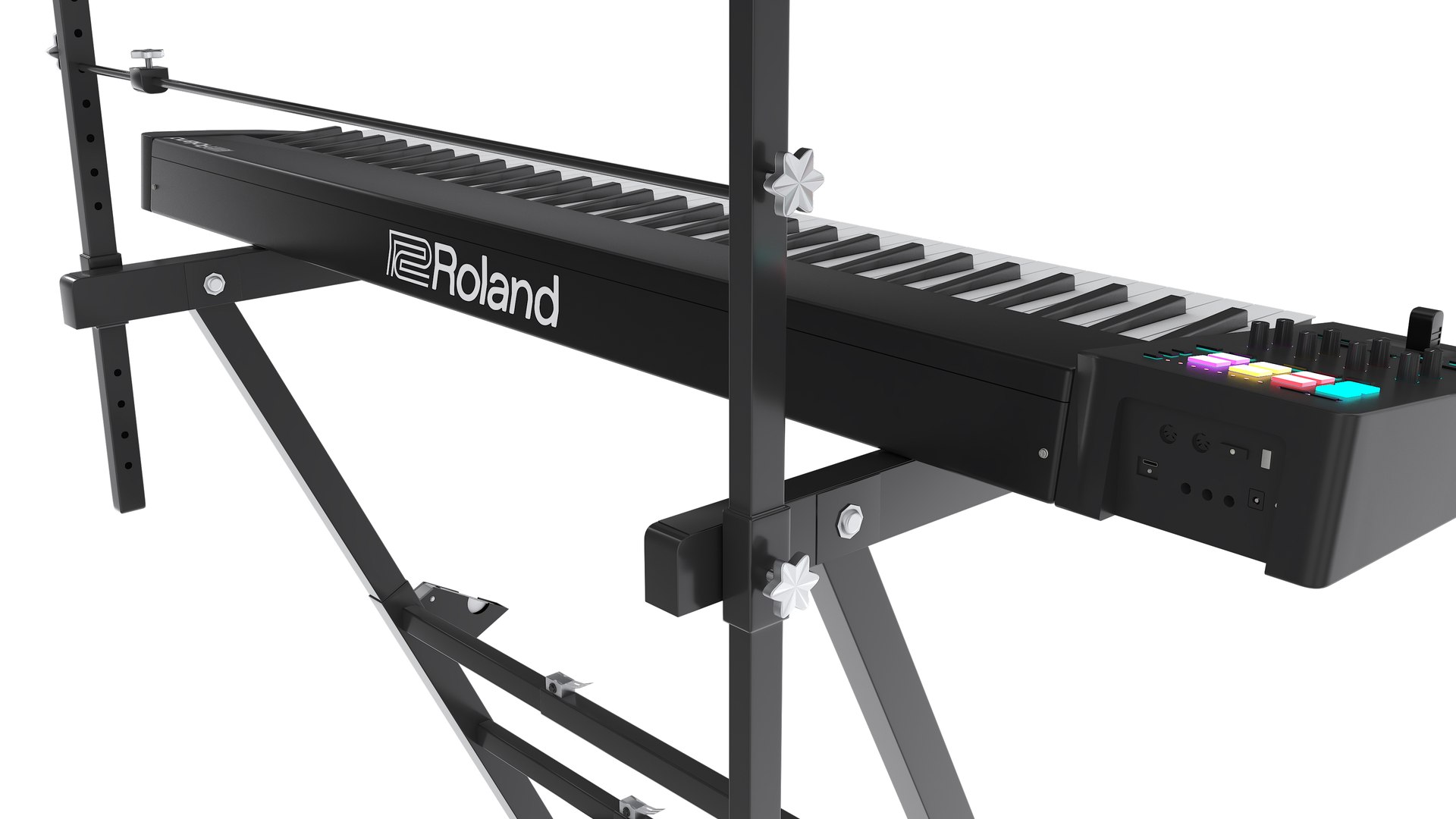 Roland Midi Keyboard And Stand 3D Model - TurboSquid 2218542