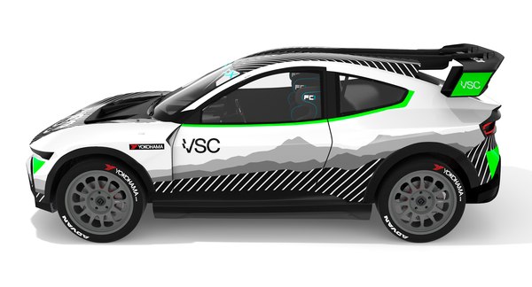 3D FC1-X Electric Rallycross SUV Travis Pastrana Vermont Sports Car ...