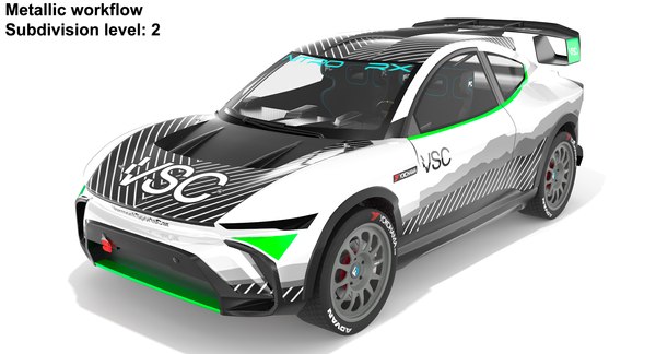 3D FC1-X Electric Rallycross SUV Travis Pastrana Vermont Sports Car ...