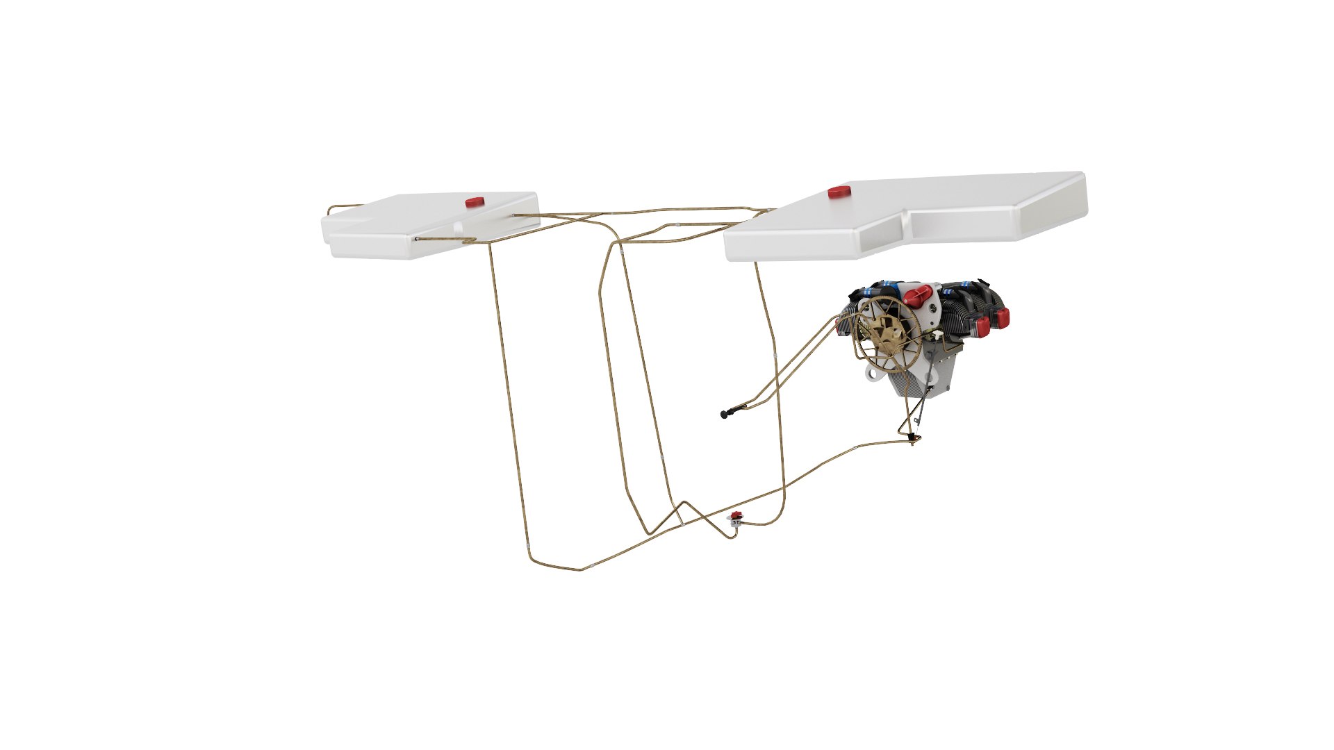 Plane Fuel System 3D - TurboSquid 2243225
