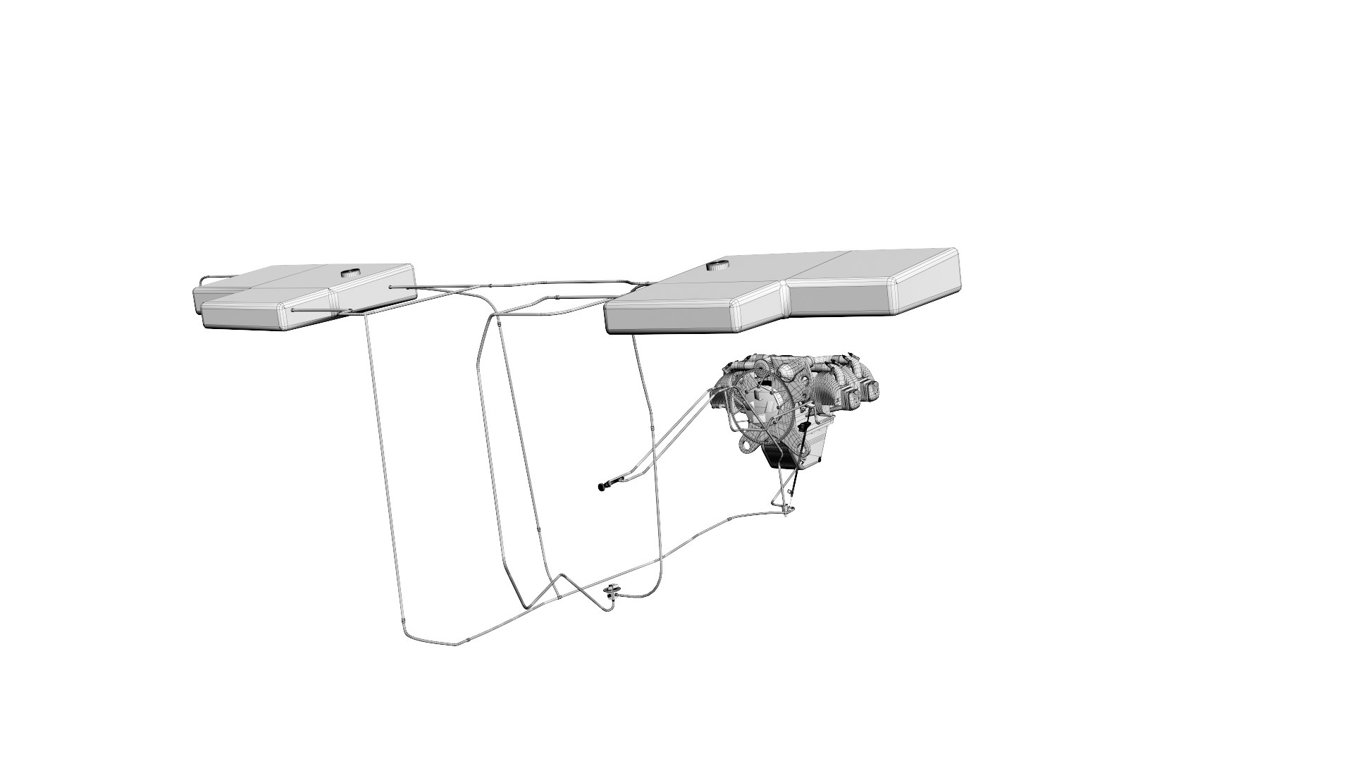 Plane Fuel System 3D - TurboSquid 2243225