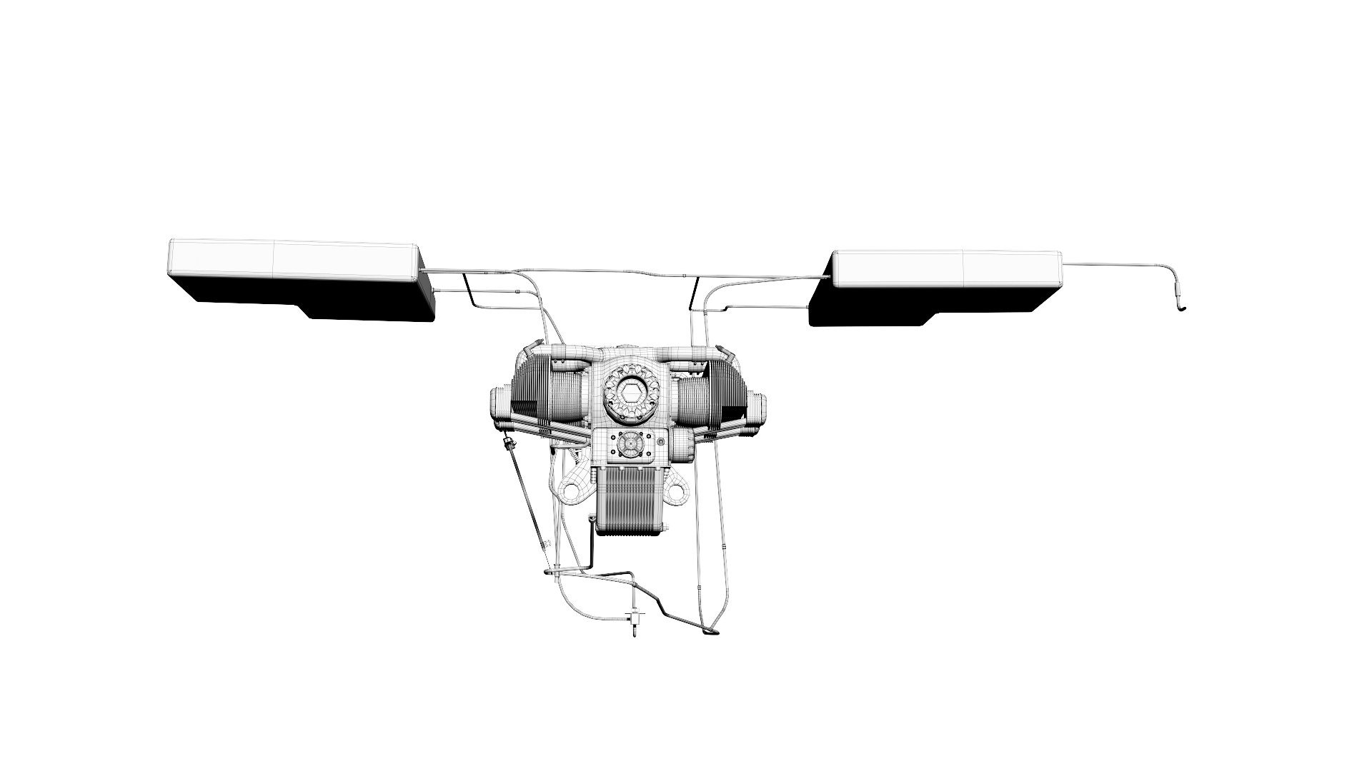 Plane Fuel System 3D - TurboSquid 2243225