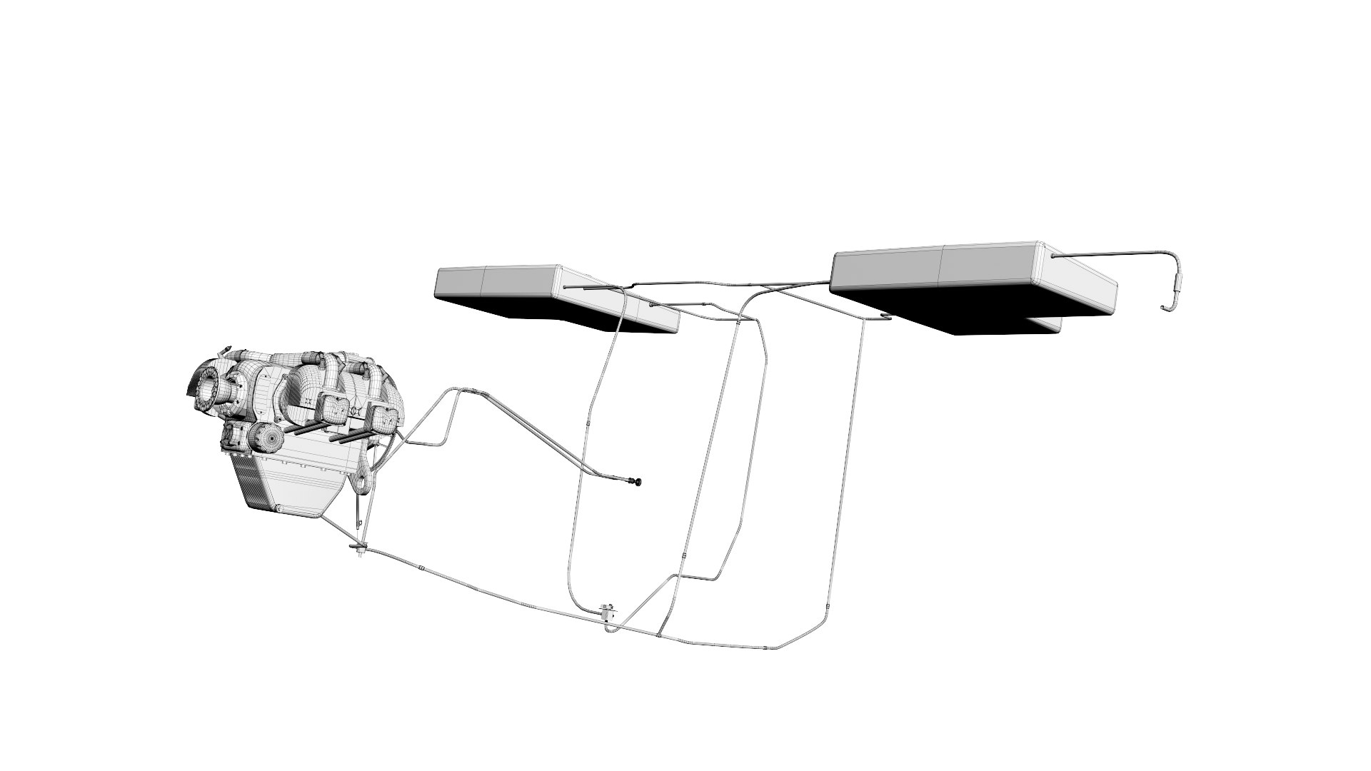 Plane Fuel System 3D - TurboSquid 2243225