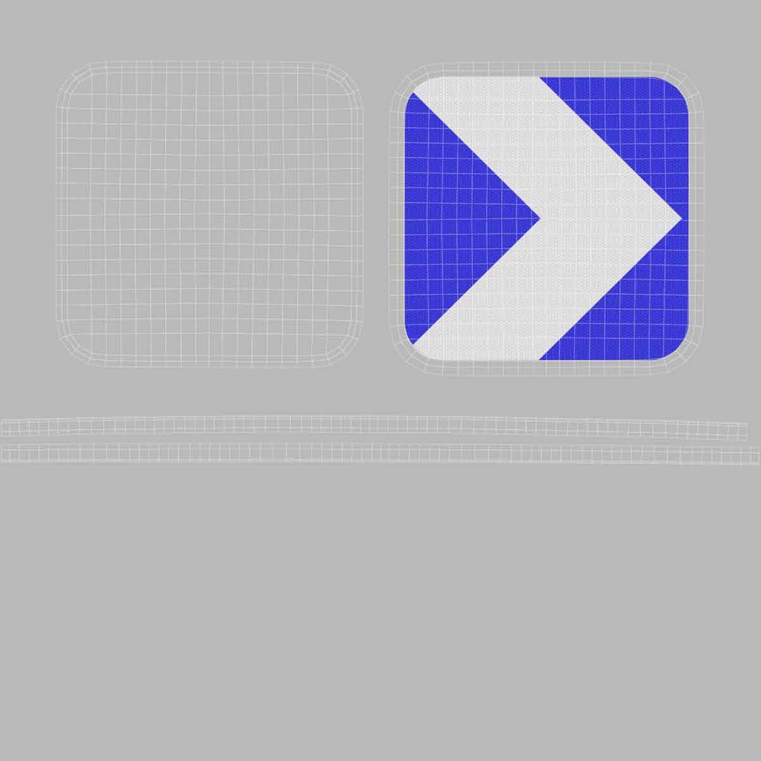 3D Traffic Direction Sign Model - TurboSquid 2062142