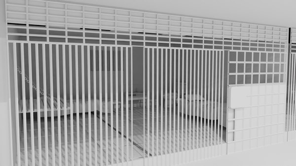modelo 3d Interior de la prisión - TurboSquid 2157301