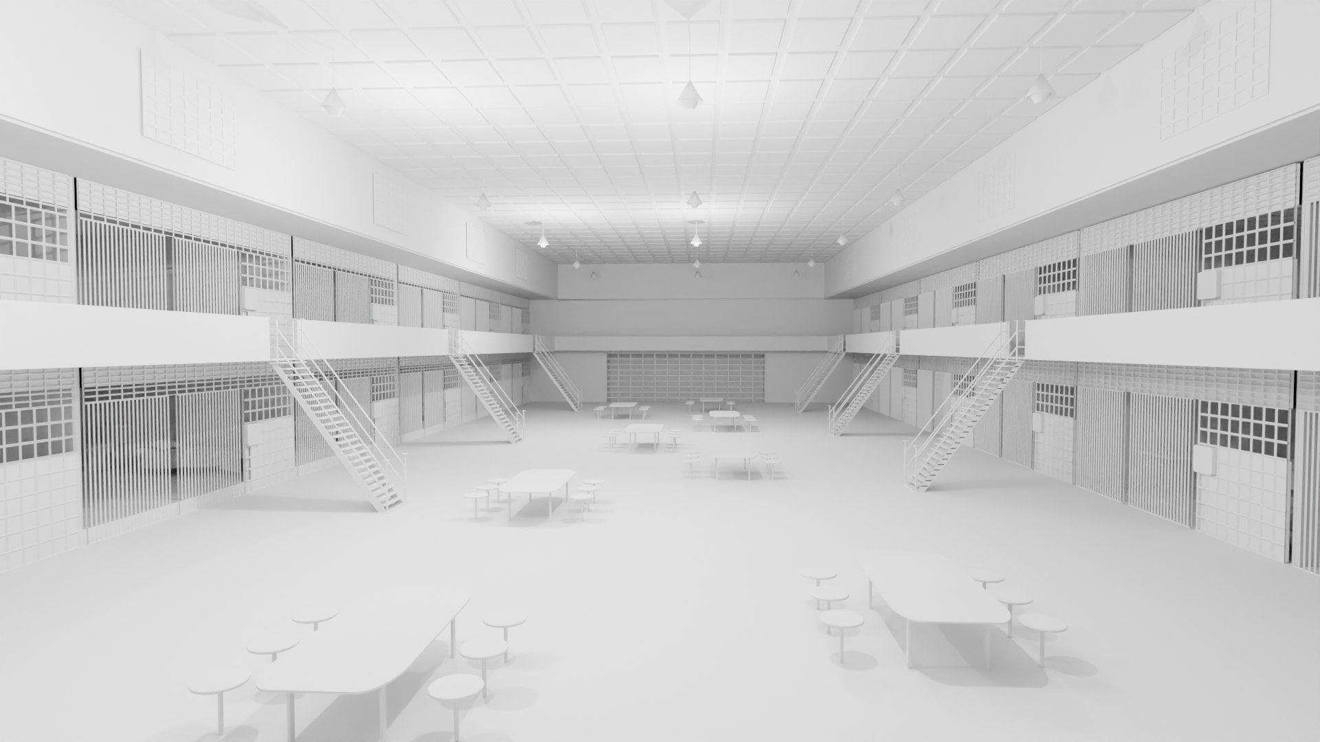 3D model Prison Interior - TurboSquid 2157301