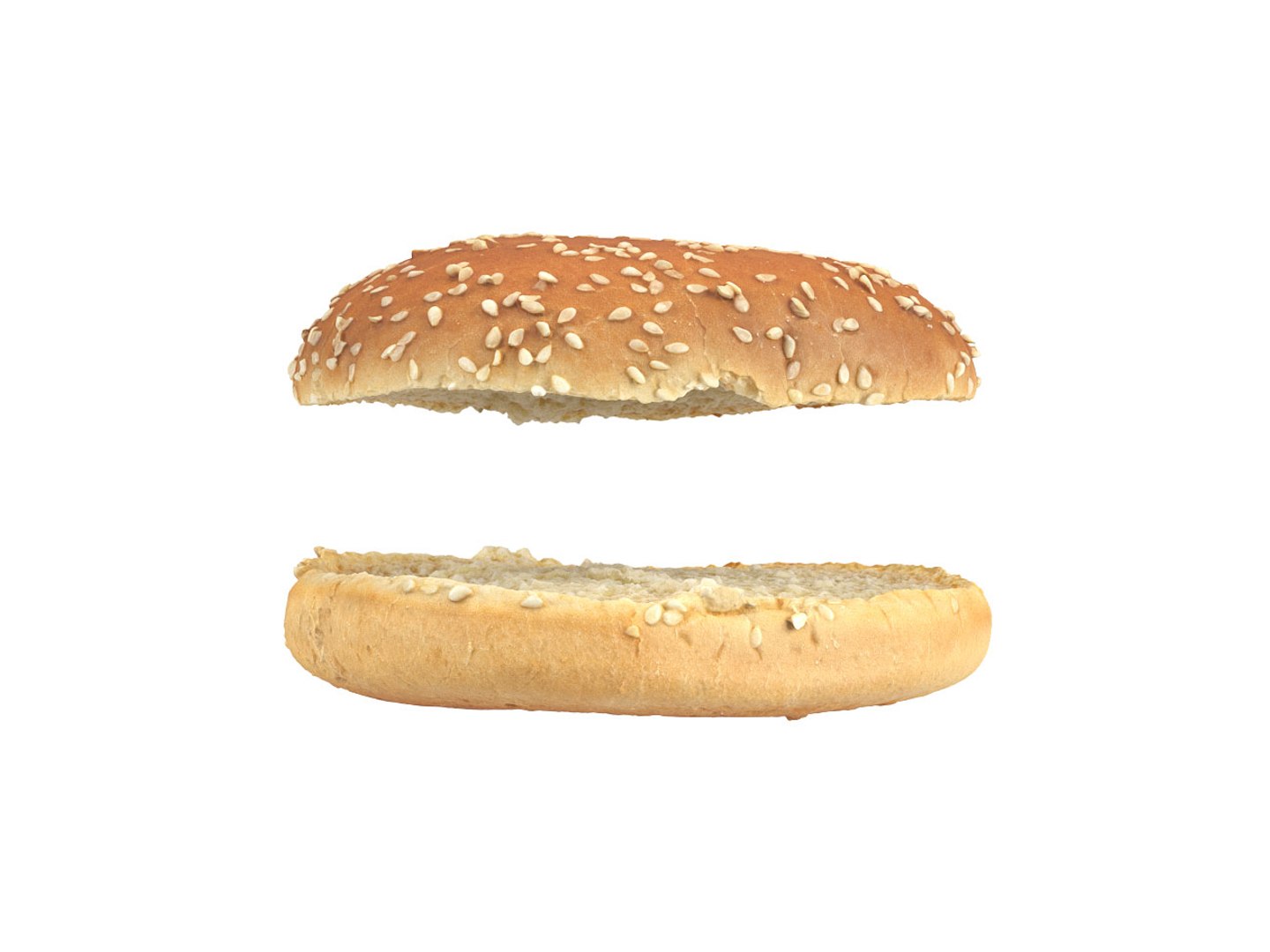 3D Photorealistic Scanned Burger Bun - TurboSquid 1321766