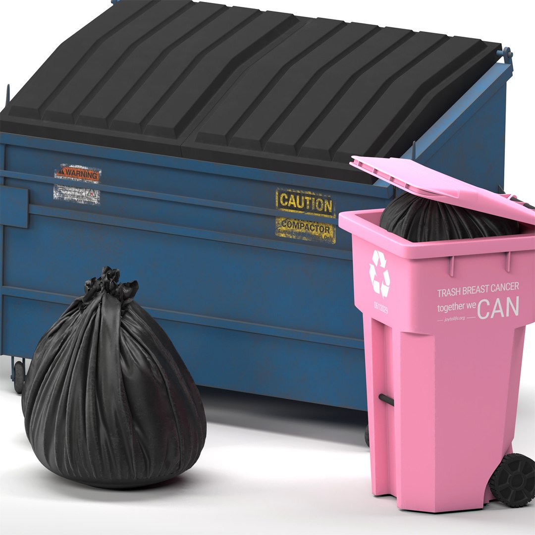 3D Model Dustbin Trash - TurboSquid 1997402