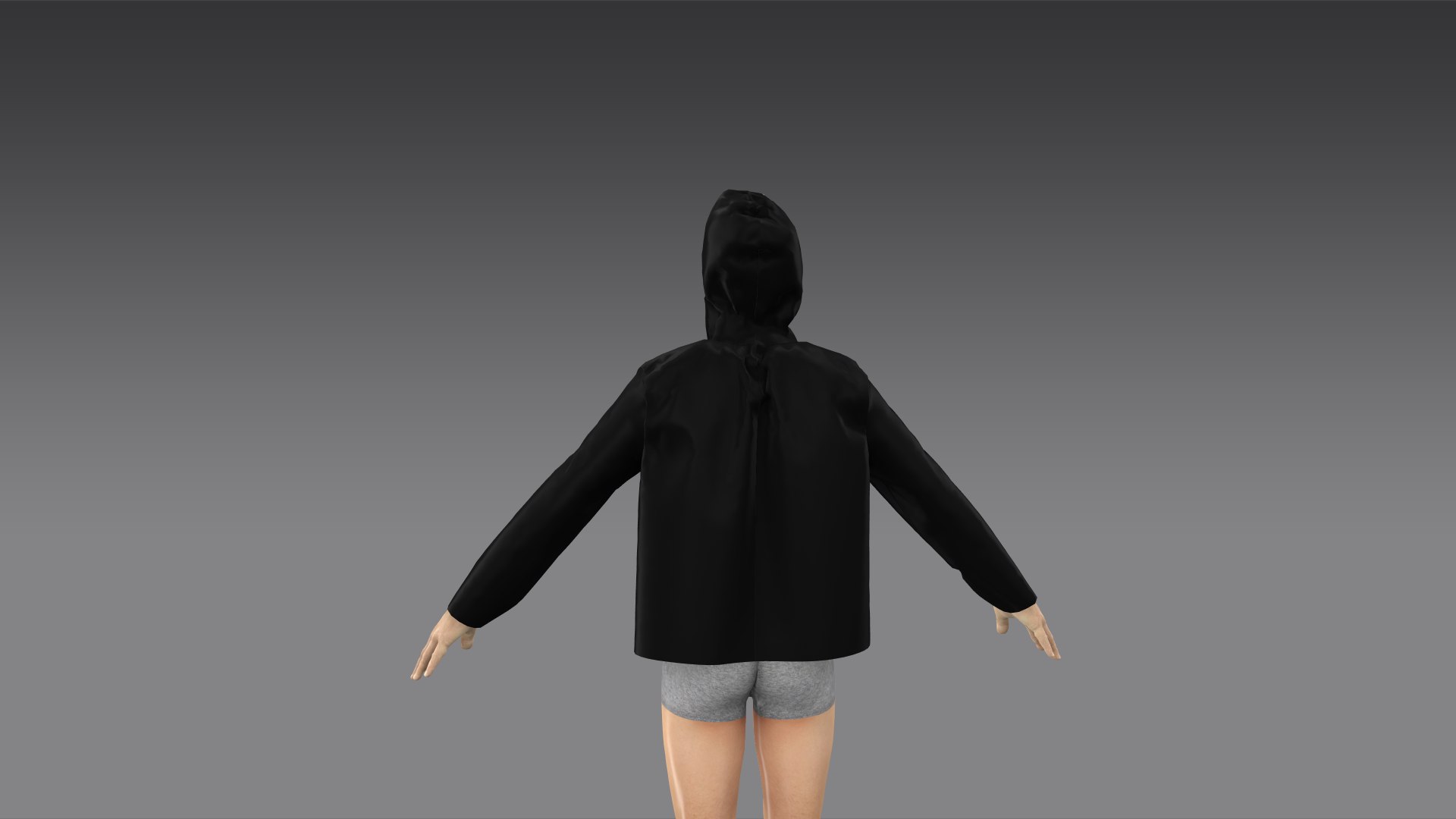 3D MEN ZIP HOODIE - TurboSquid 1991240
