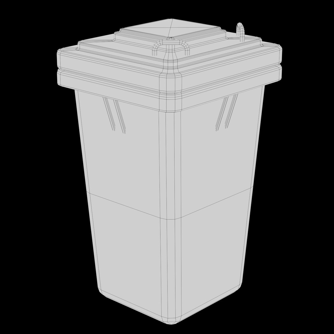 Recycle Trash Garbage Cans Low Poly 3D Model - TurboSquid 2056826