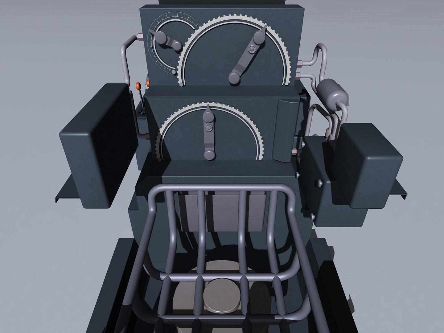 3d Ju-87 Cockpit Model