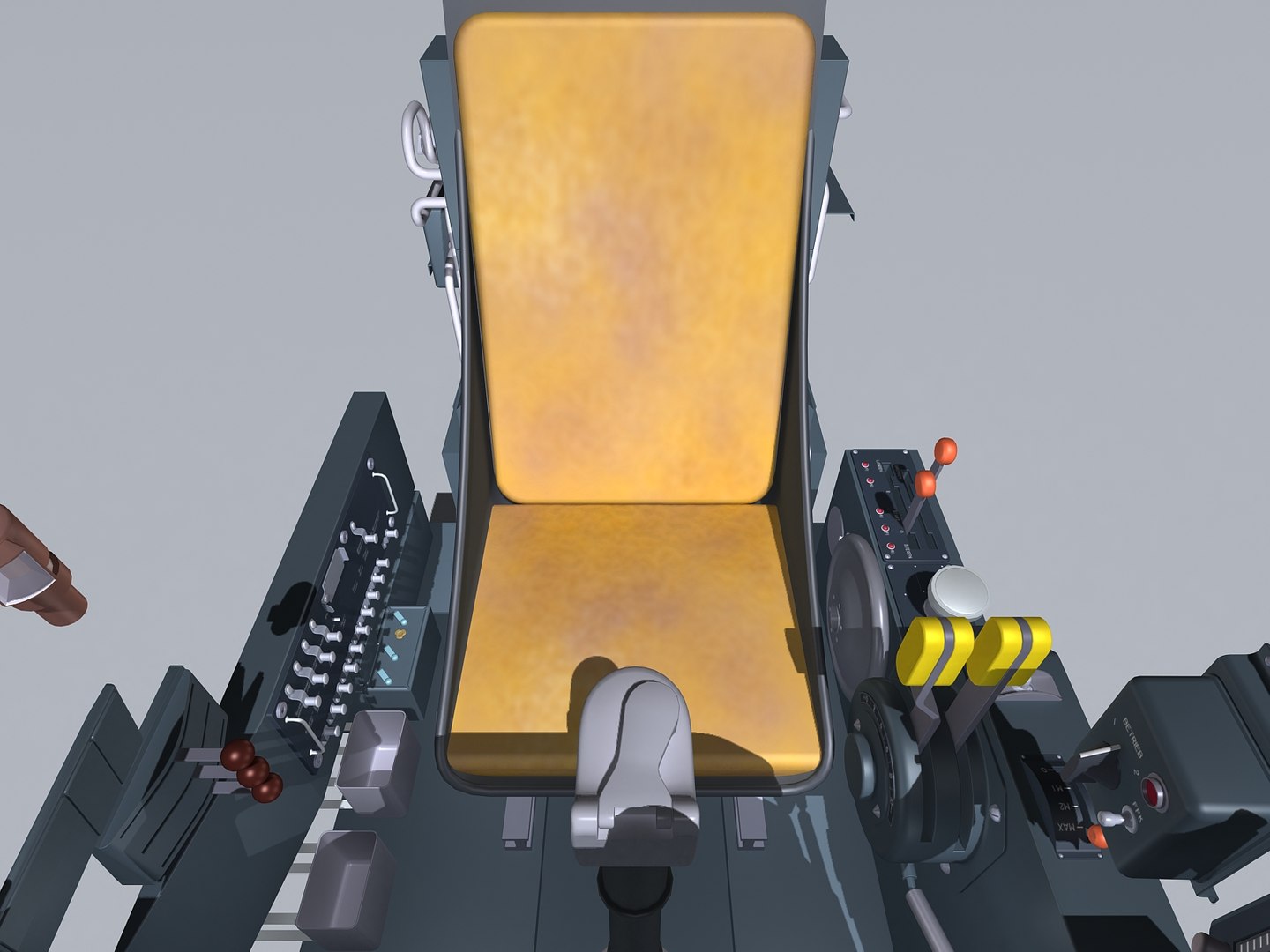 3d Ju-87 Cockpit Model