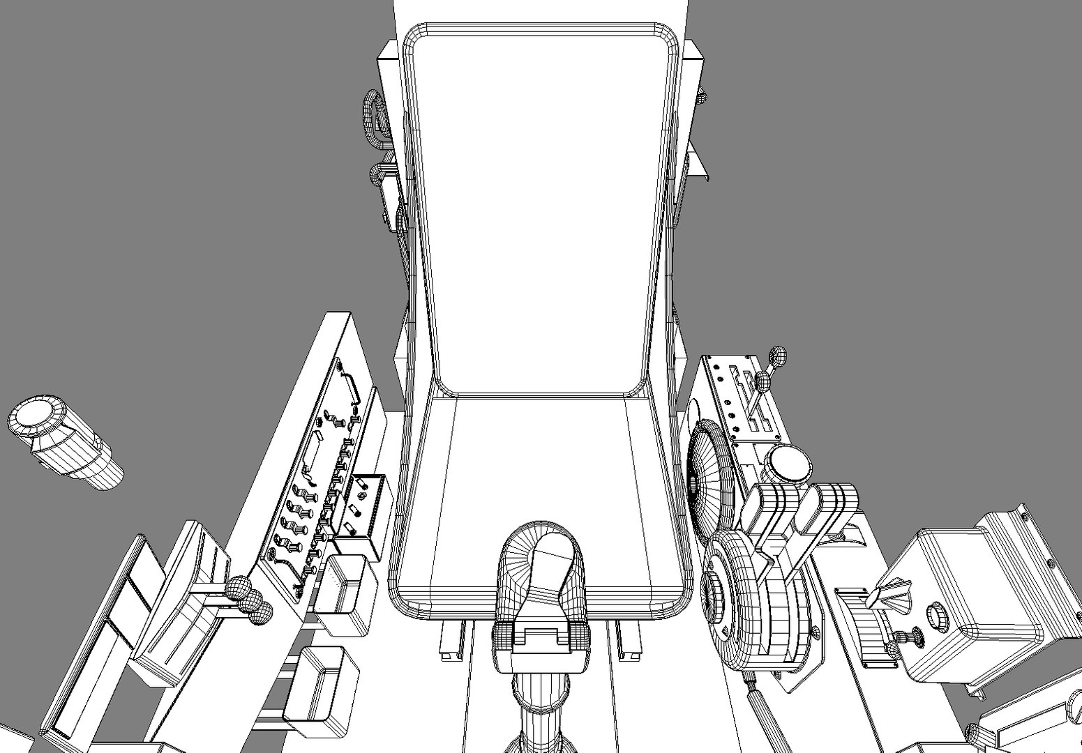 3d Ju-87 Cockpit Model