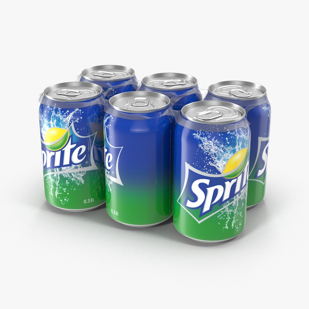modelo 3d Colección de botellas y paquetes de Sprite - TurboSquid 1459830