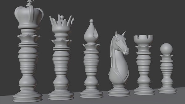 modelo 3d Juego de ajedrez de mármol real - TurboSquid 1706443