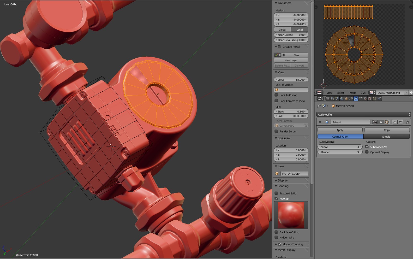 3D fittings heating pump model - TurboSquid 1461895