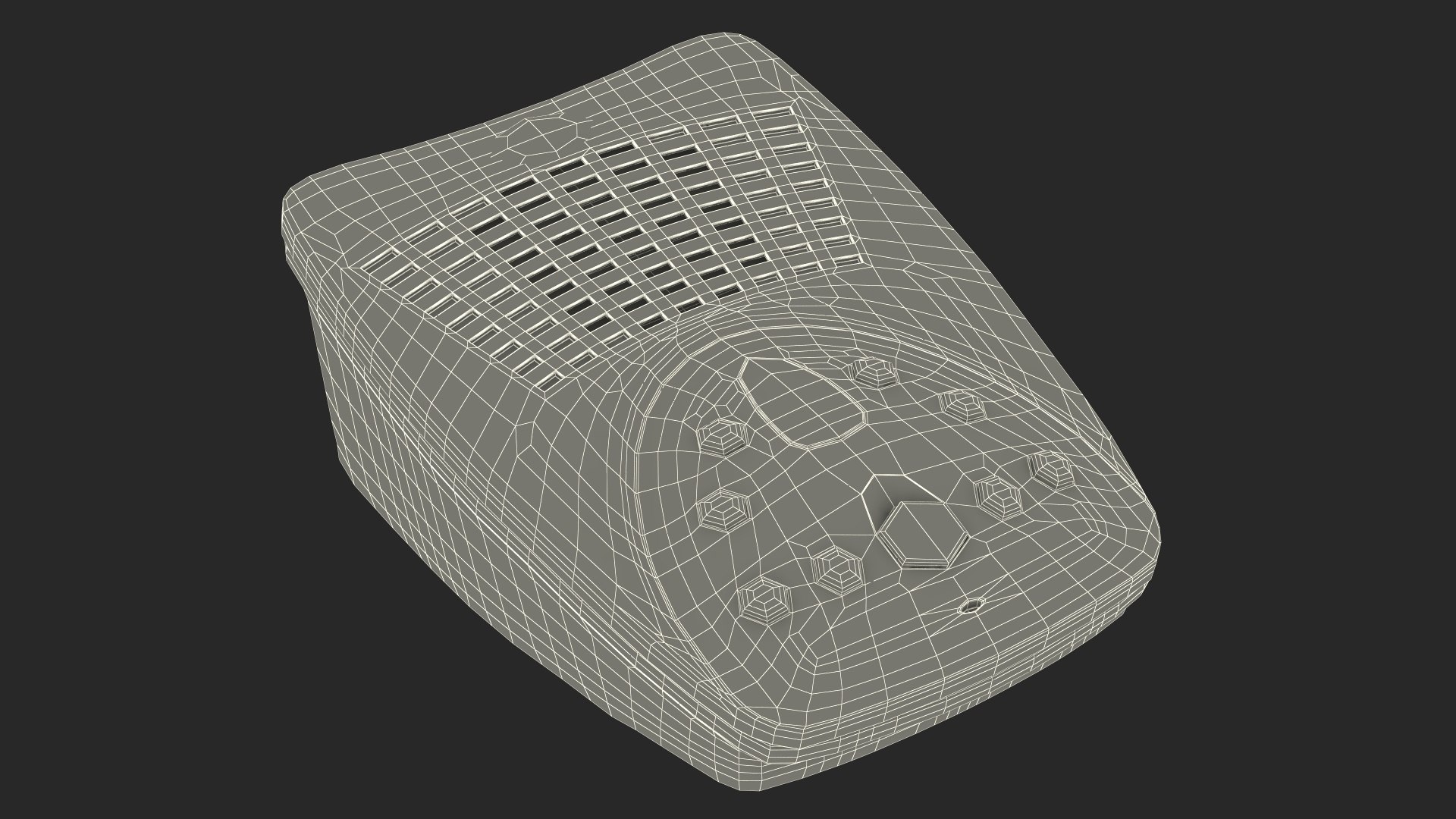 3D Answering Machine ATT White Model - TurboSquid 2090395