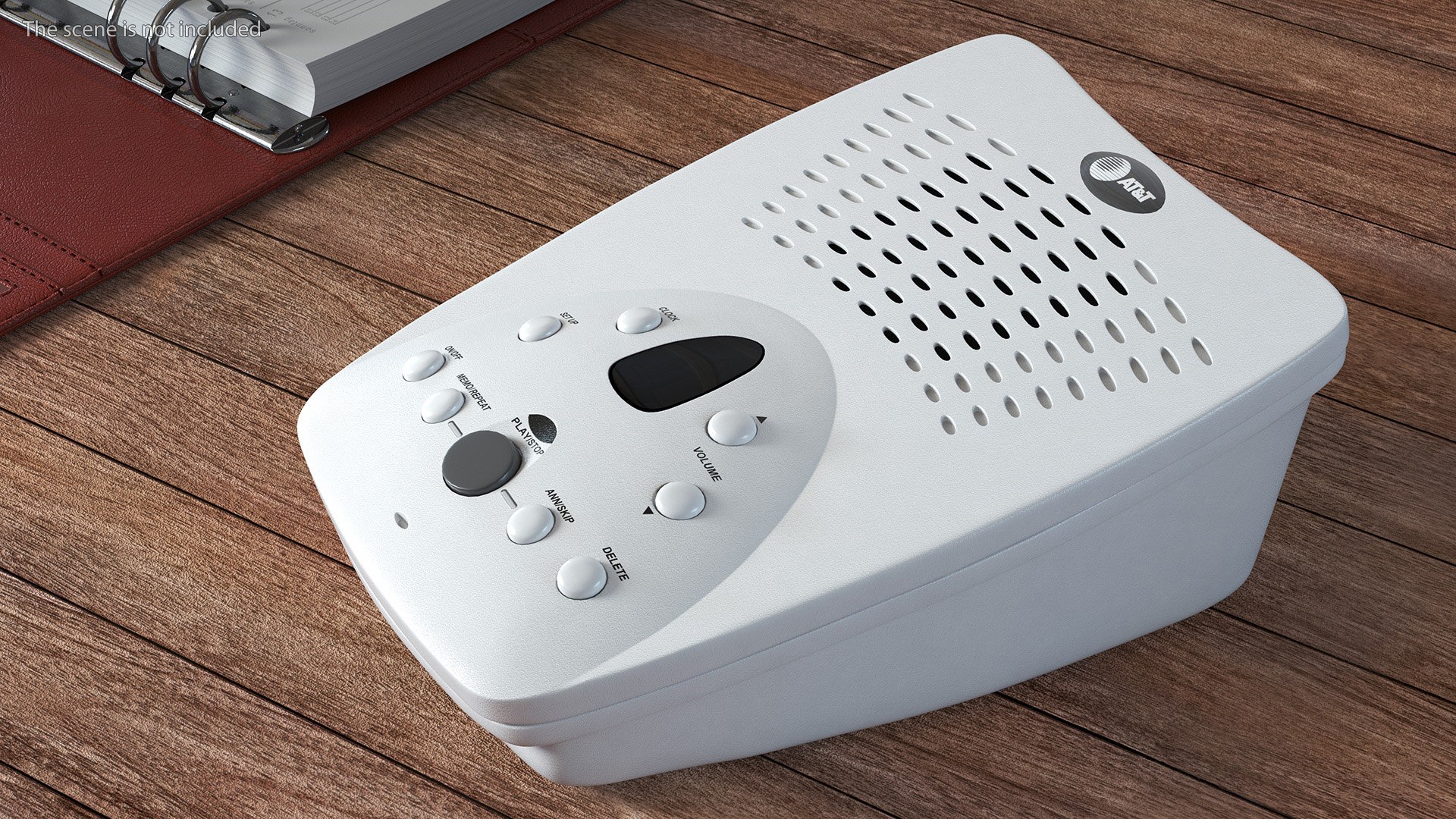 3D Answering Machine ATT White Model - TurboSquid 2090395