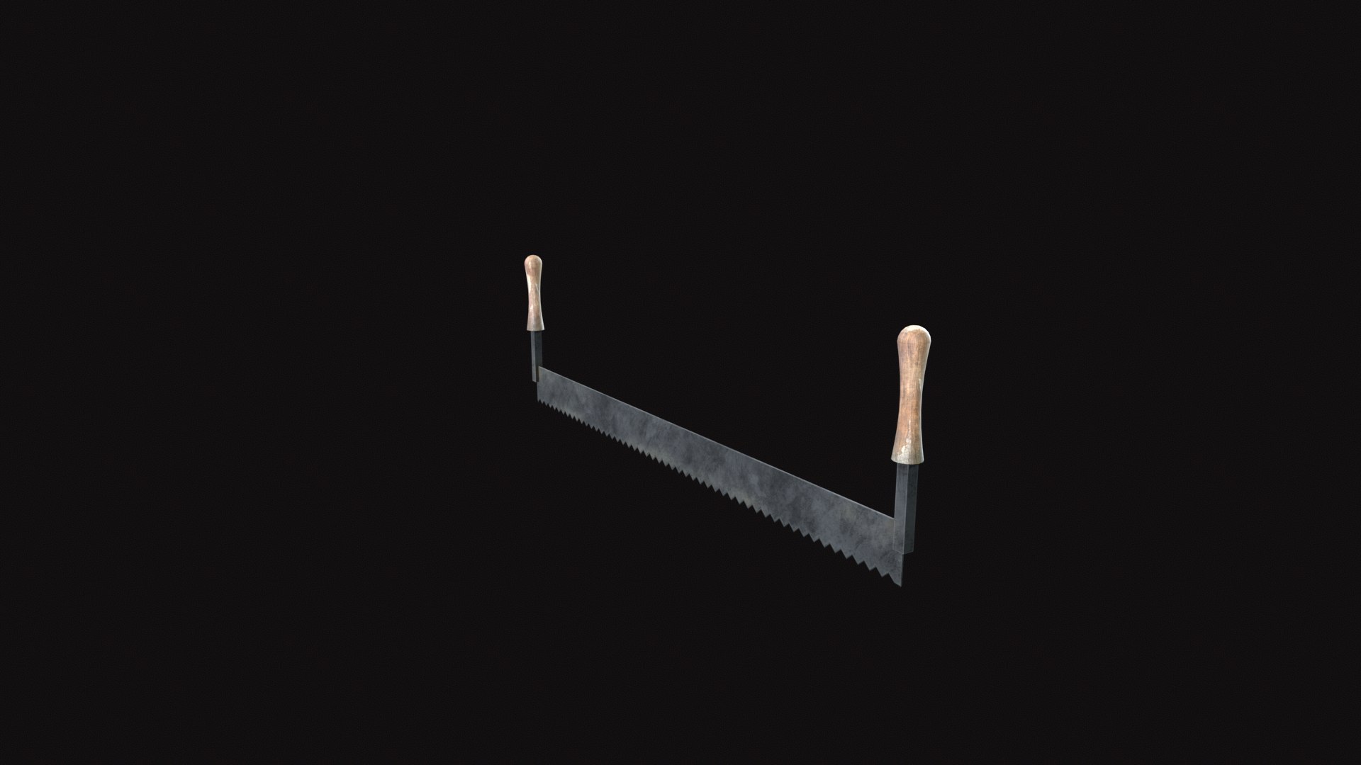 3D Medieval Crosscut Saws 01 - TurboSquid 2322321