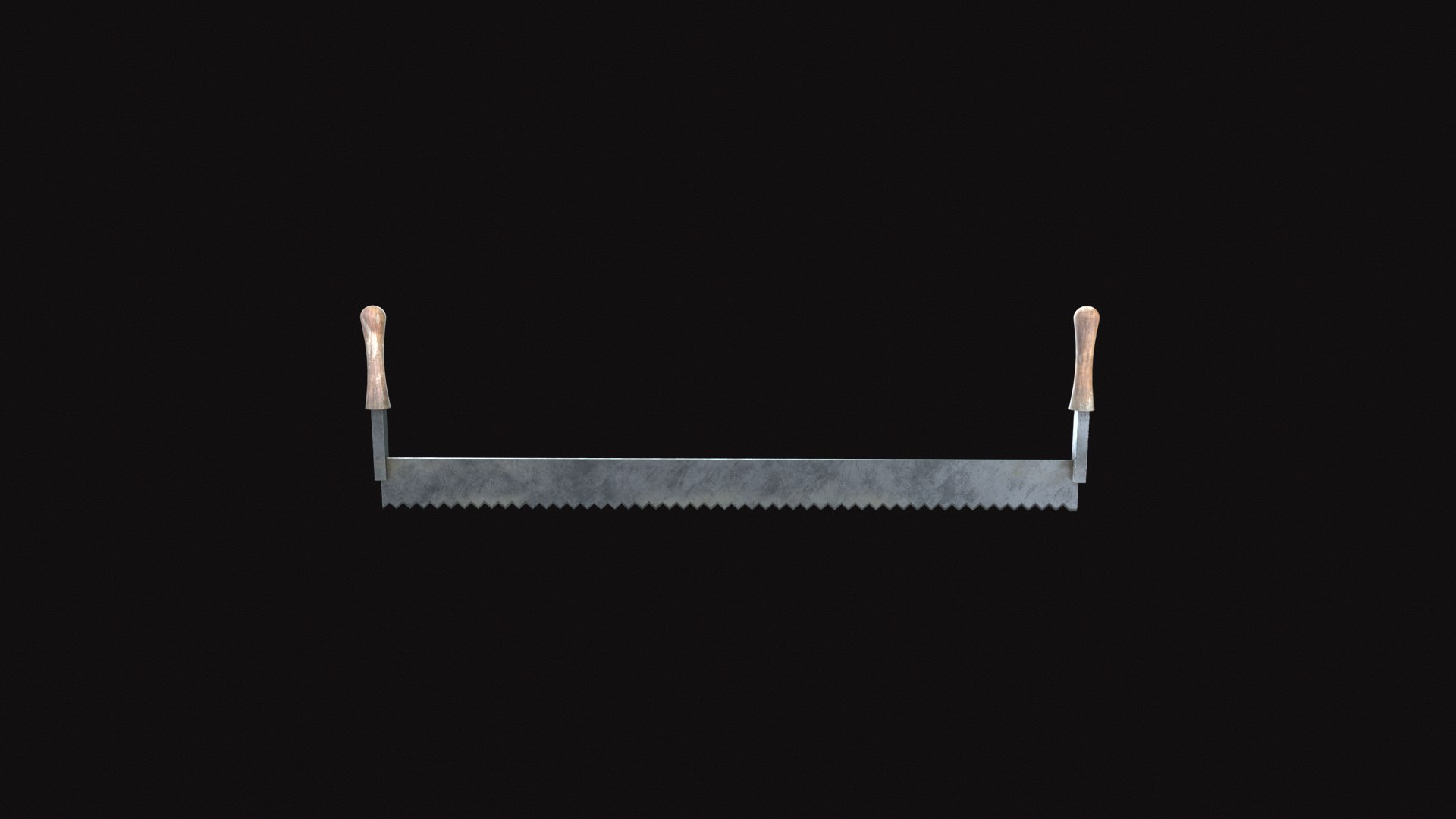 3D Medieval Crosscut Saws 01 - TurboSquid 2322321