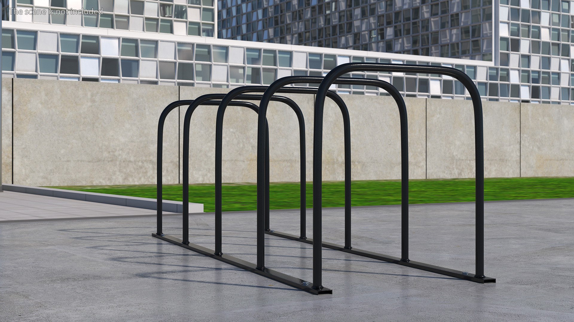 Metal Bicycle Rack Model - TurboSquid 2220141