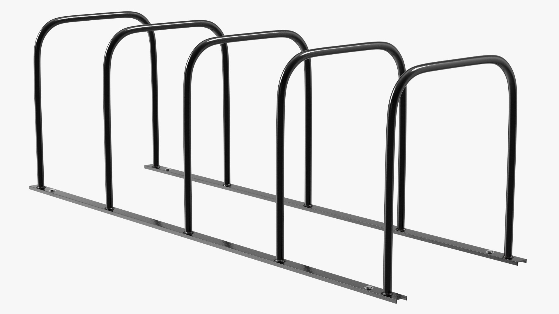 Metal Bicycle Rack Model - TurboSquid 2220141