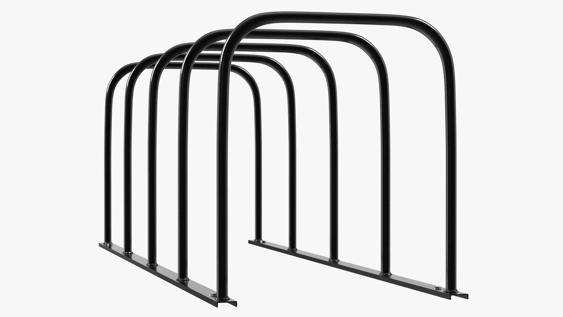Metal Bicycle Rack Model - TurboSquid 2220141