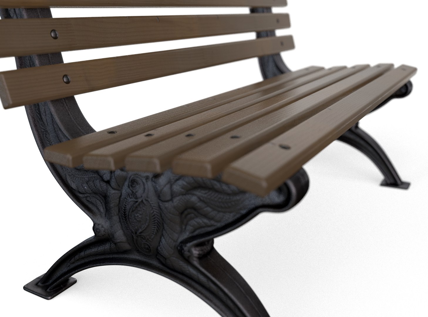 3D Park Bench - TurboSquid 2208078