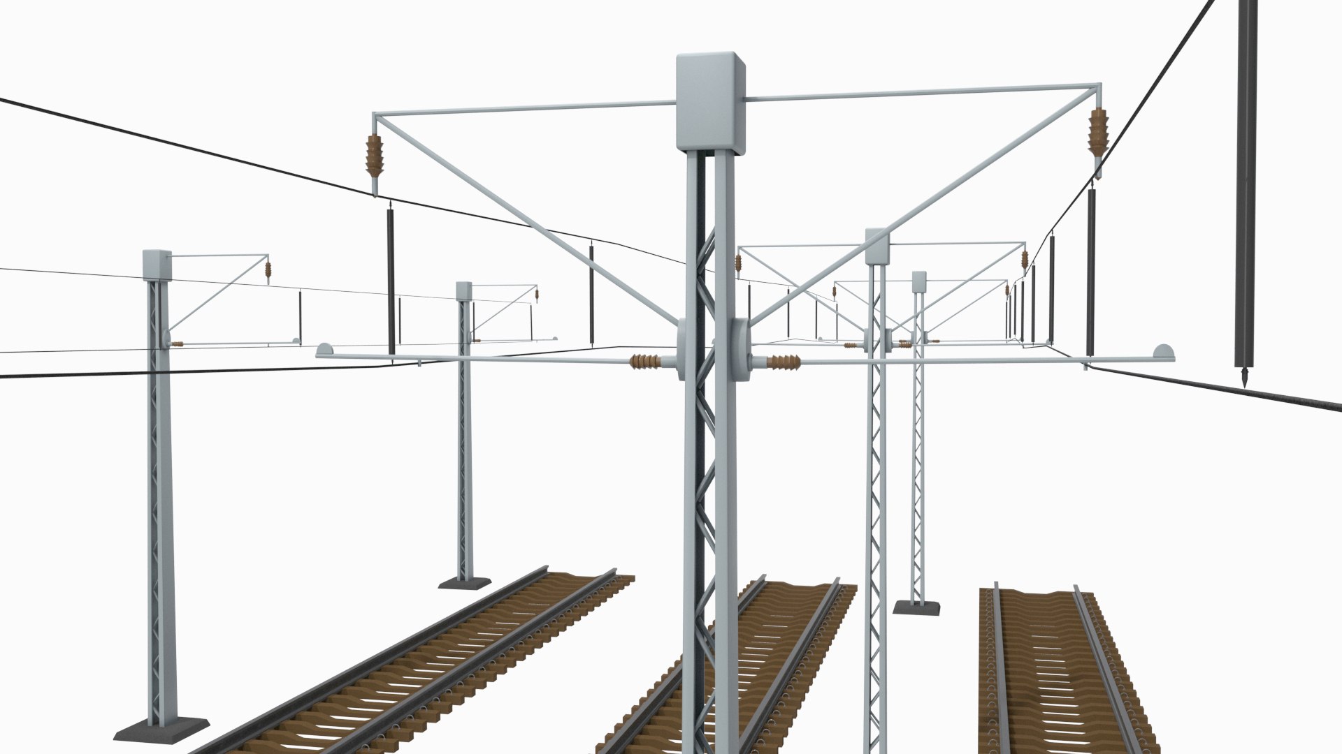 Railway Elements Pack 3D Model - TurboSquid 1944746