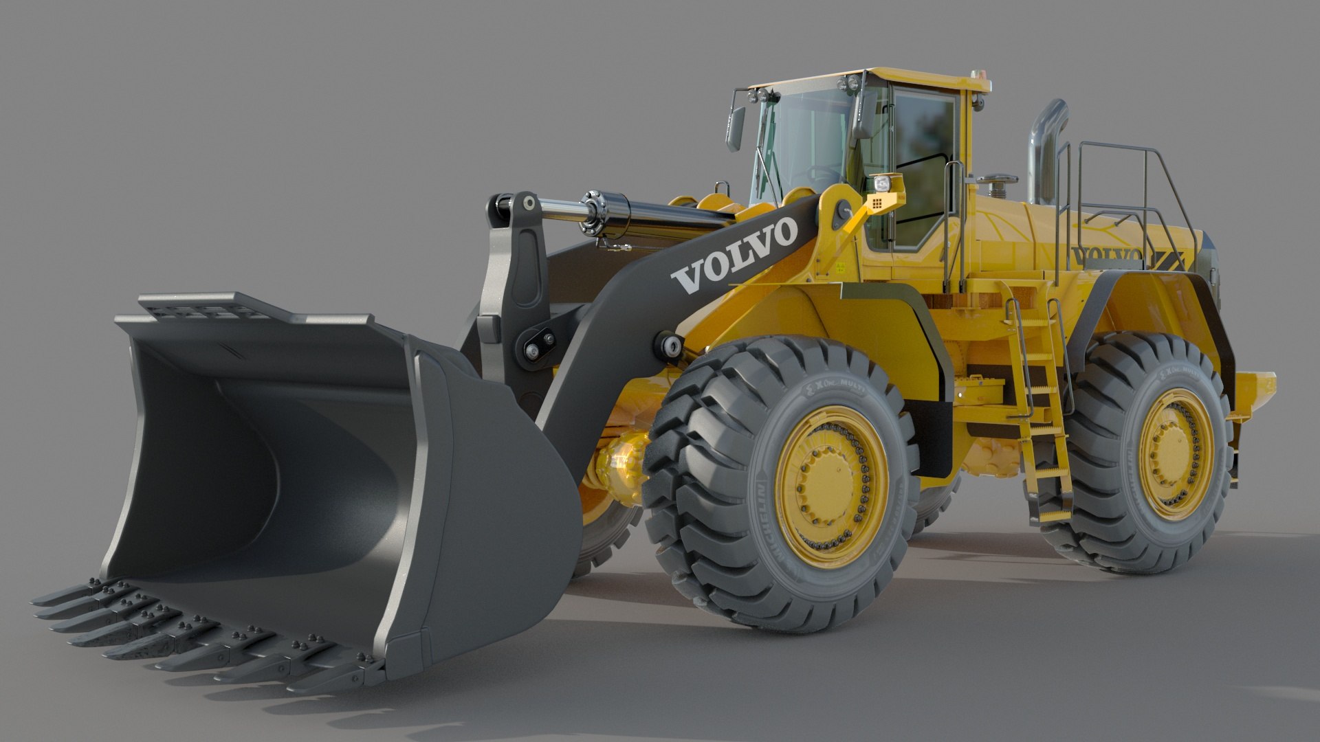 Volvo L350F Wheel Loader 3D Model - TurboSquid 2156691