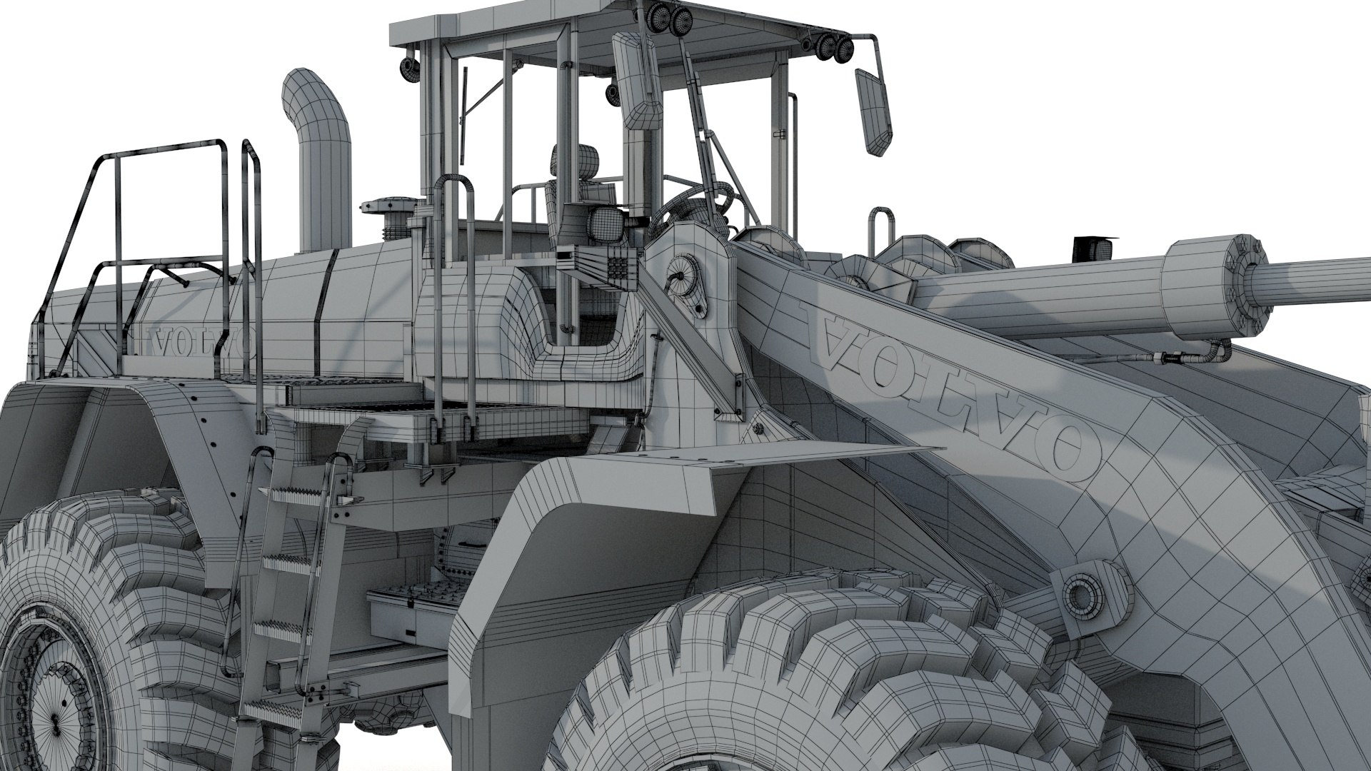 Volvo L350F Wheel Loader 3D Model - TurboSquid 2156691