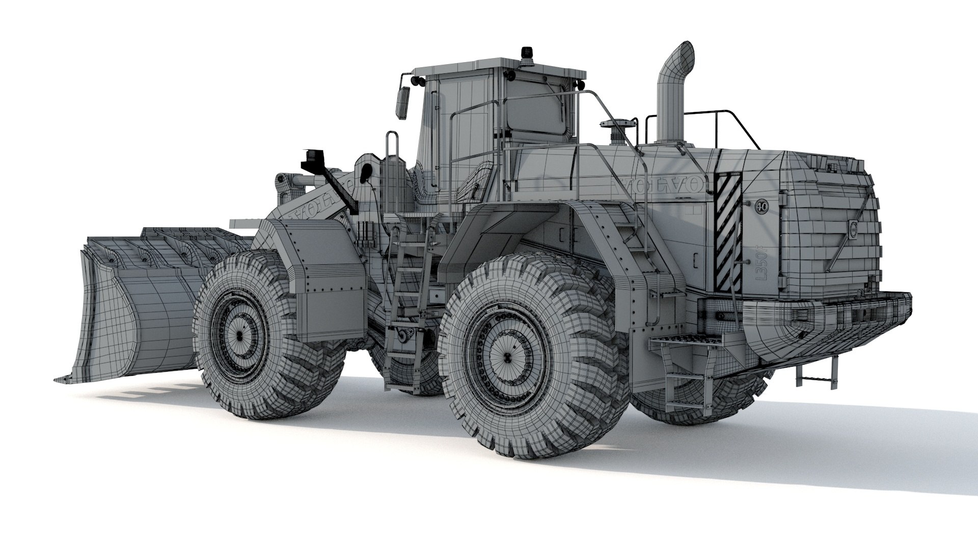 Volvo L350F Wheel Loader 3D Model - TurboSquid 2156691
