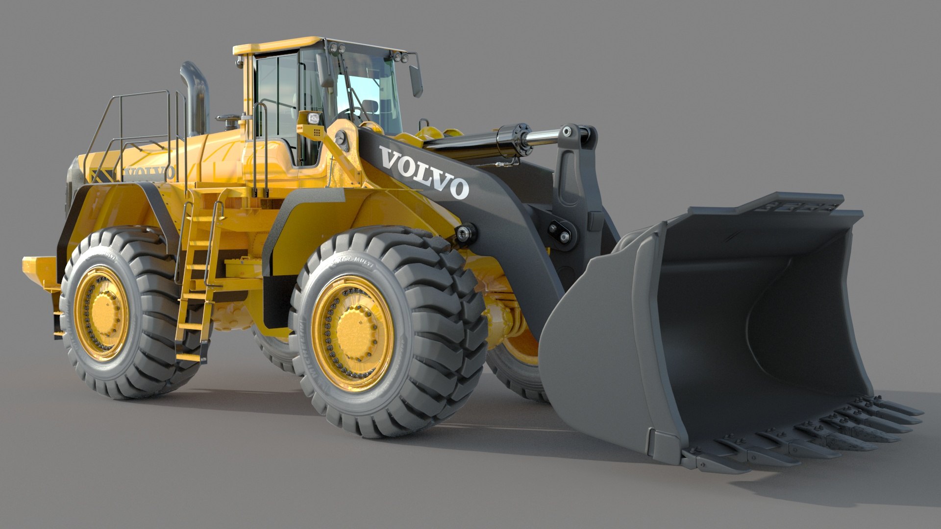 Volvo L350F Wheel Loader 3D Model - TurboSquid 2156691