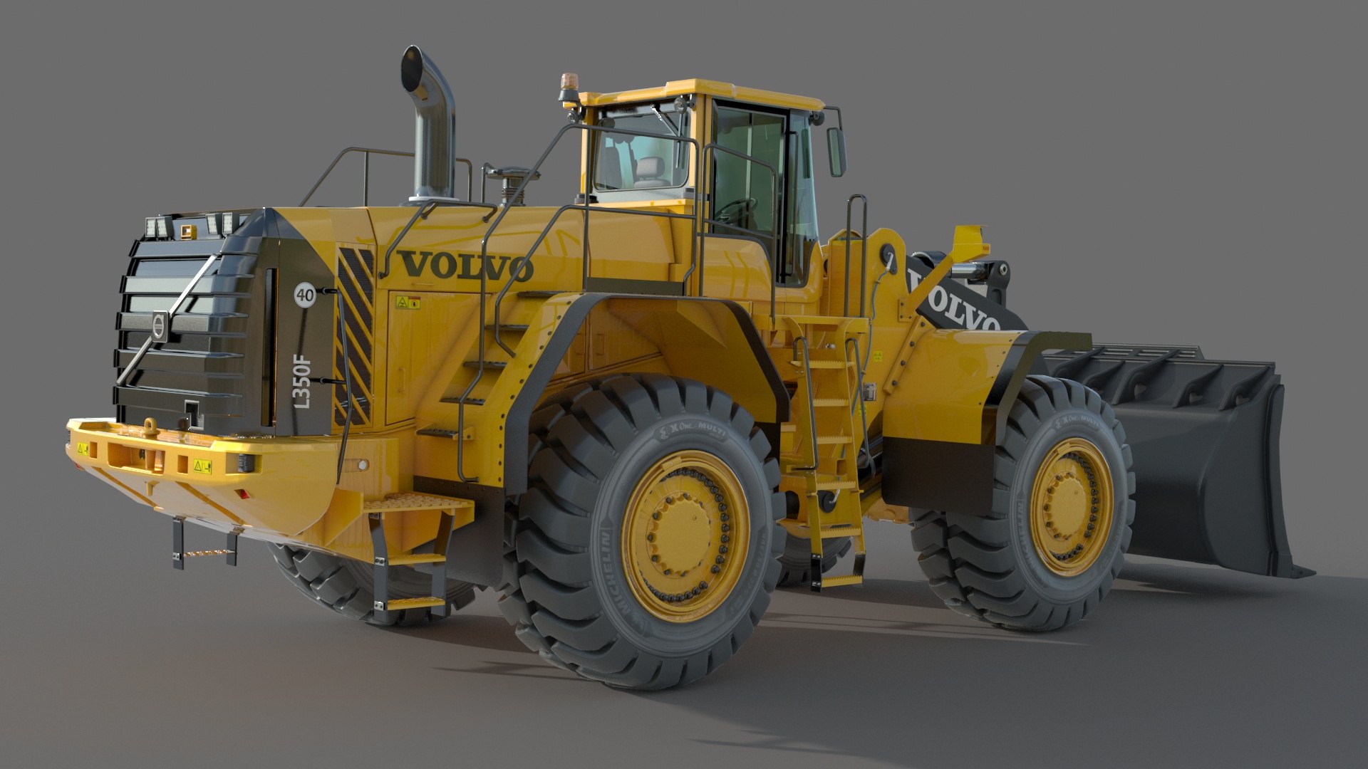 Volvo L350F Wheel Loader 3D Model - TurboSquid 2156691